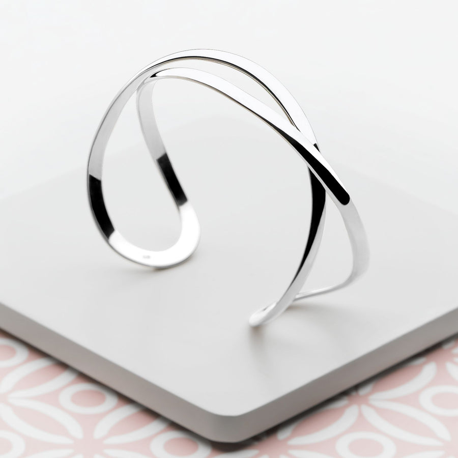 Forever Silver Bangle | 925 Sterling Silver Bangle – Silver Australia